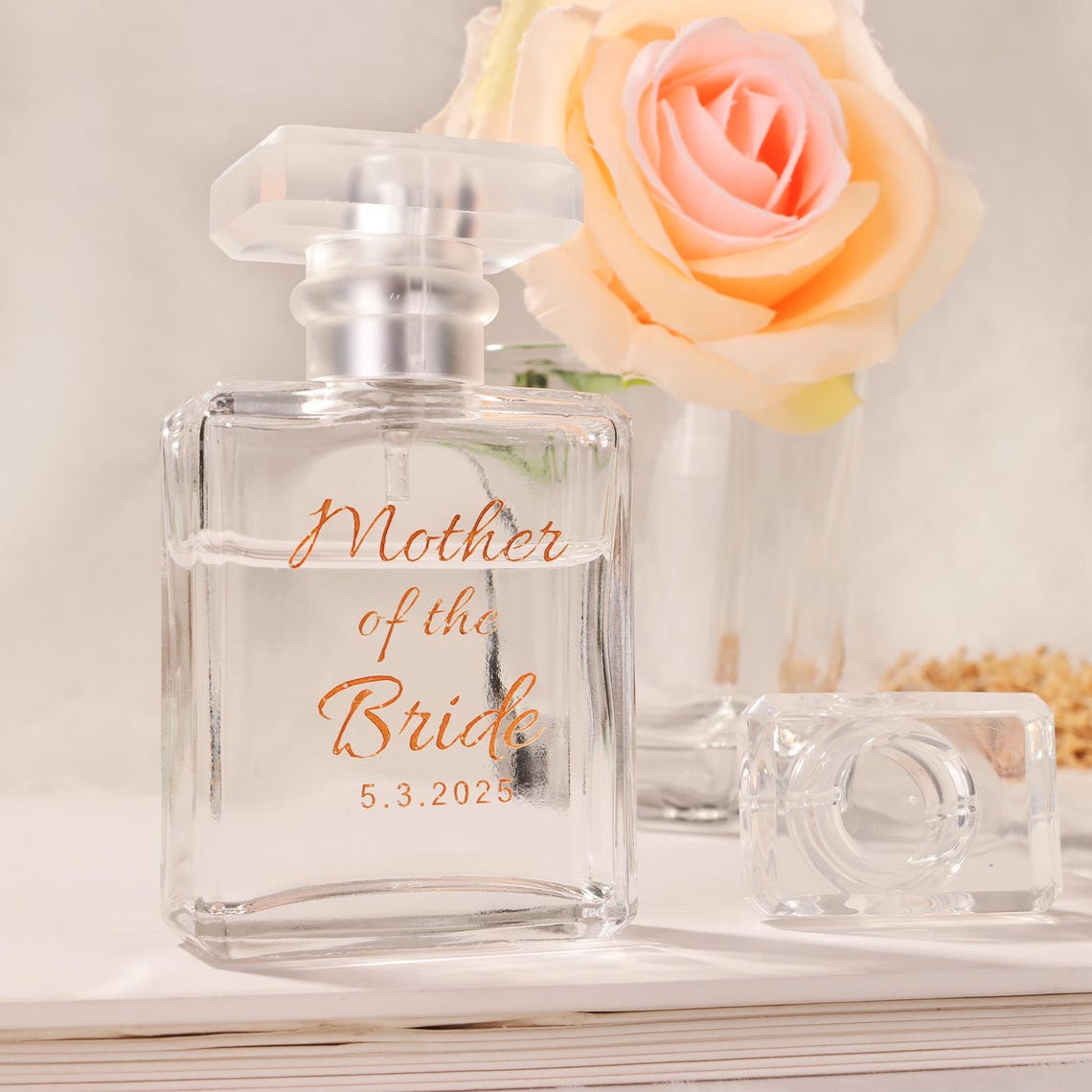Personalized Engraved Perfume Empty Bottle | Mother of Bride & Mother ...