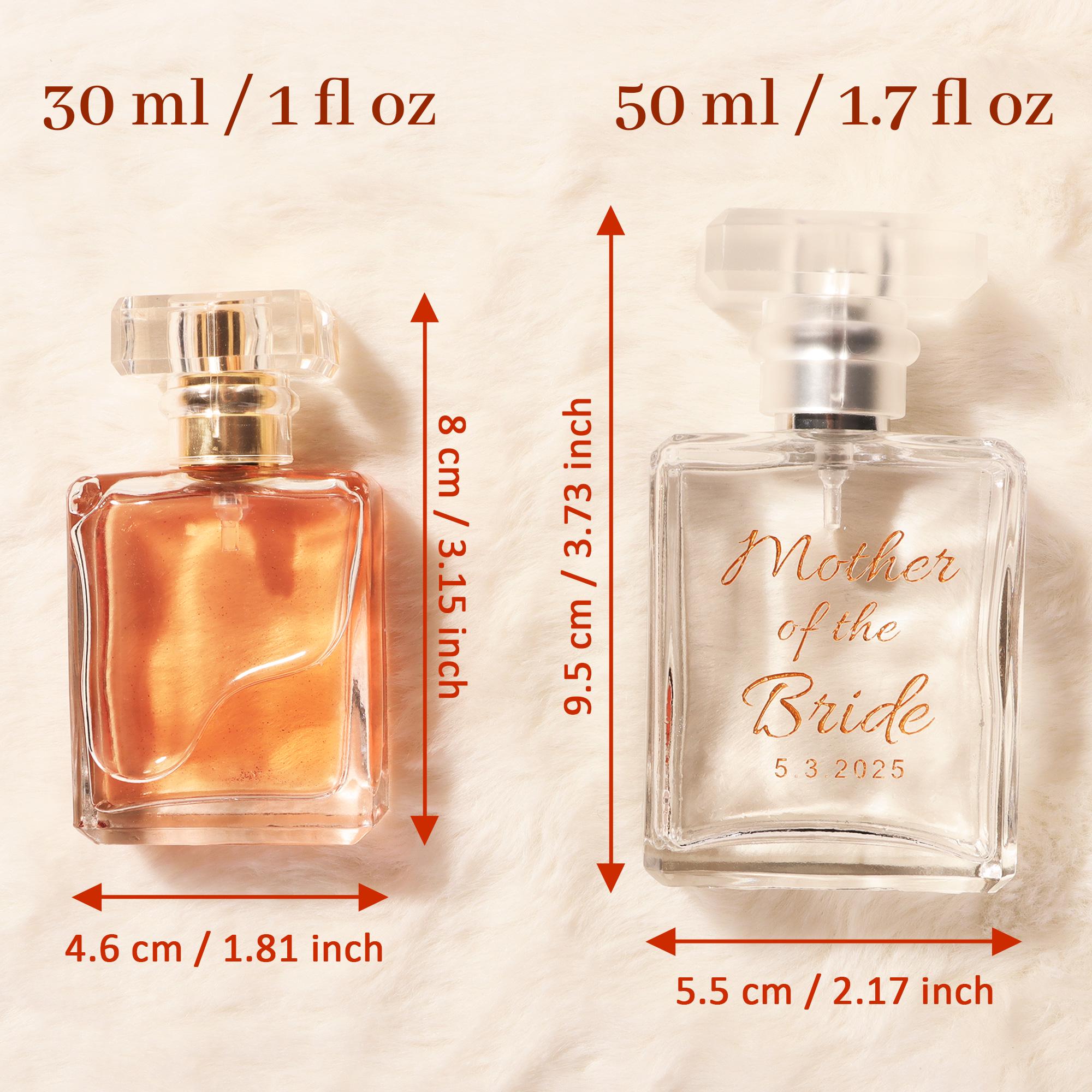 Personalized Engraved Perfume Empty Bottle | Mother of Bride & Mother ...