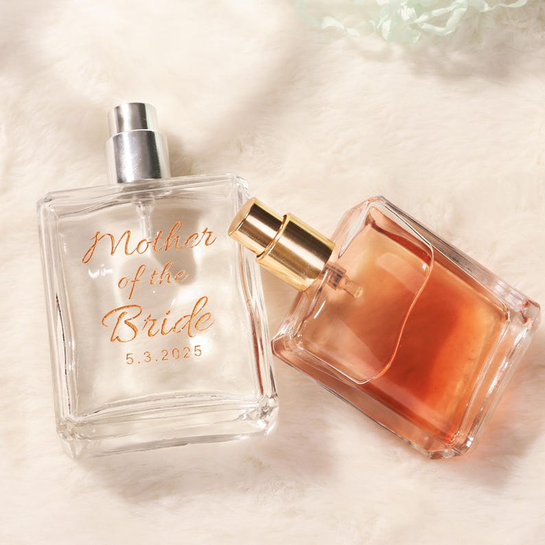 Personalized Engraved Perfume Empty Bottle | Mother of Bride & Mother ...