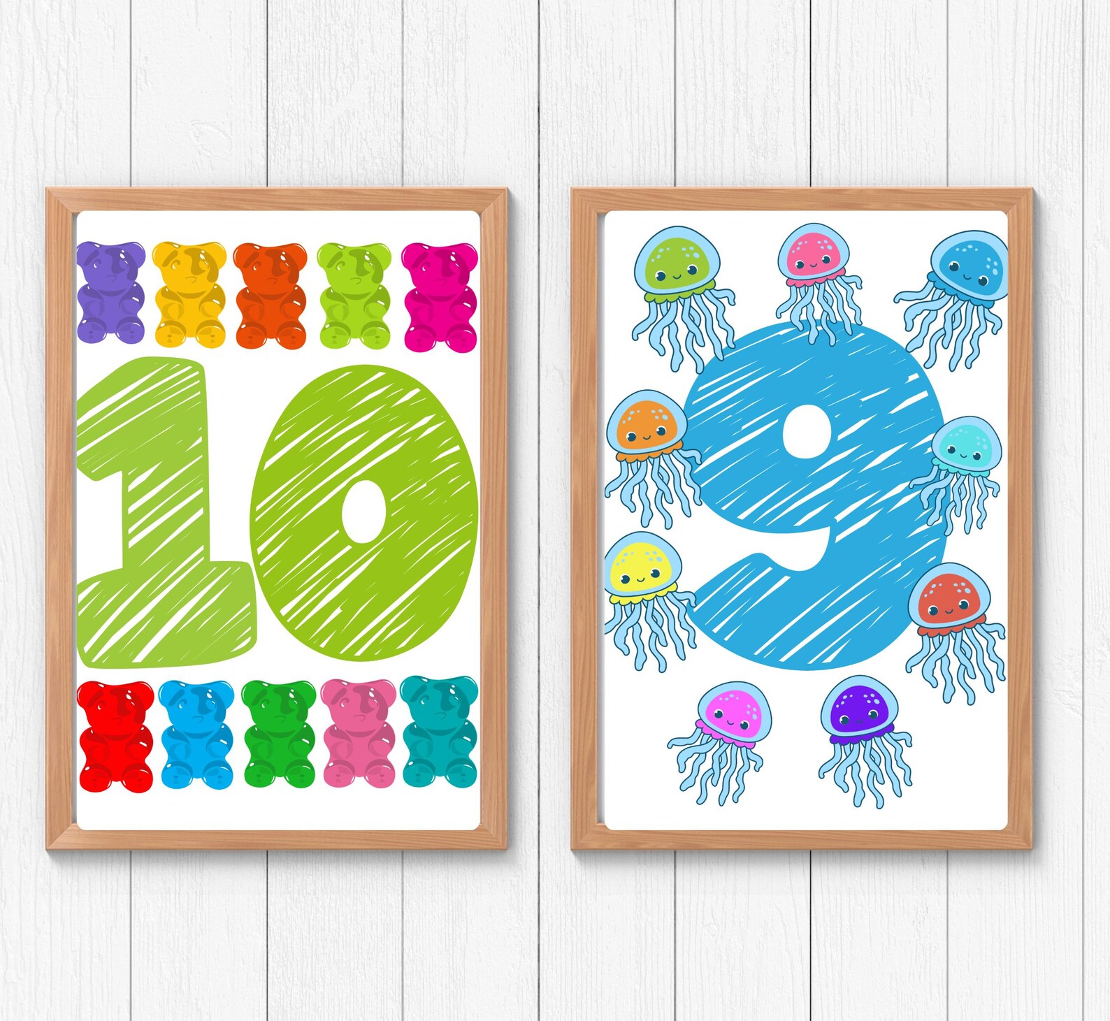 Customizable Classroom Resources-supplies -colorful Numbers for ...