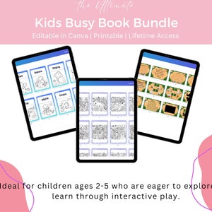 Back to School: the Ultimate BUSY BOOK BUNDLE for Kids | Printable and ...