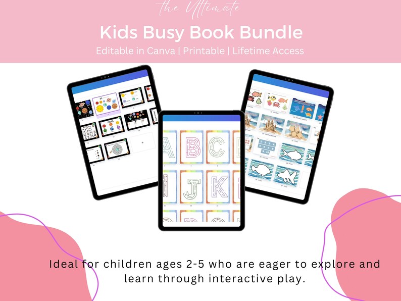 Back to School: the Ultimate BUSY BOOK BUNDLE for Kids | Printable and ...