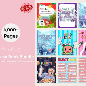 Back to School: the Ultimate BUSY BOOK BUNDLE for Kids | Printable and ...
