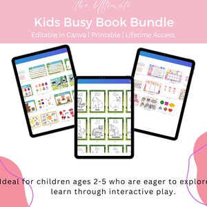 Back to School: the Ultimate BUSY BOOK BUNDLE for Kids | Printable and ...