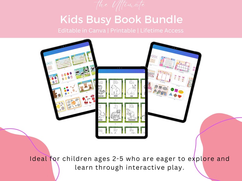 Back to School: the Ultimate BUSY BOOK BUNDLE for Kids | Printable and ...