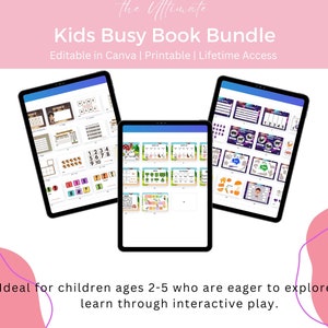 Back to School: the Ultimate BUSY BOOK BUNDLE for Kids | Printable and ...