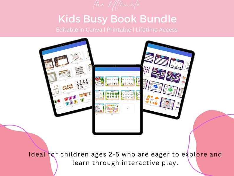 Back to School: the Ultimate BUSY BOOK BUNDLE for Kids | Printable and ...