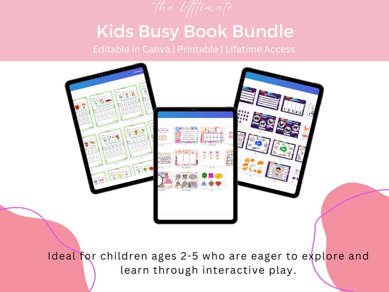 Back to School: the Ultimate BUSY BOOK BUNDLE for Kids | Printable and ...
