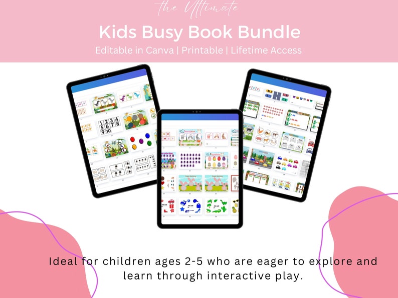 Back to School: the Ultimate BUSY BOOK BUNDLE for Kids | Printable and ...