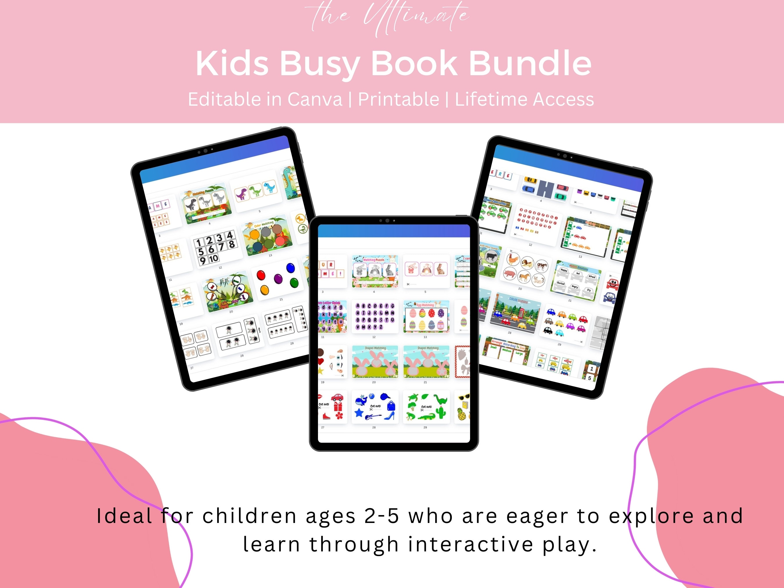 Back to School: the Ultimate BUSY BOOK BUNDLE for Kids | Printable and ...