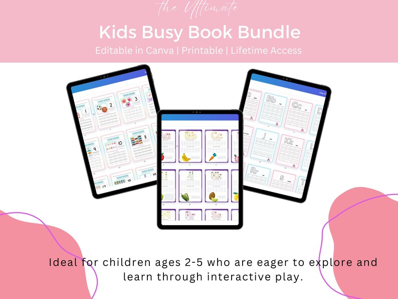 Back to School: the Ultimate BUSY BOOK BUNDLE for Kids | Printable and ...
