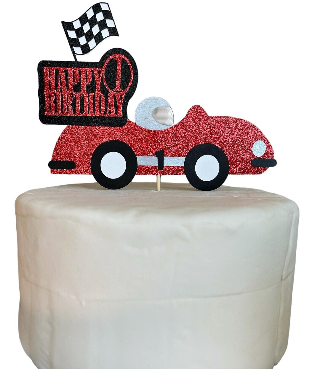 Cake Topper, Car, Race Car, Birthday, Boy, Customizable - Etsy