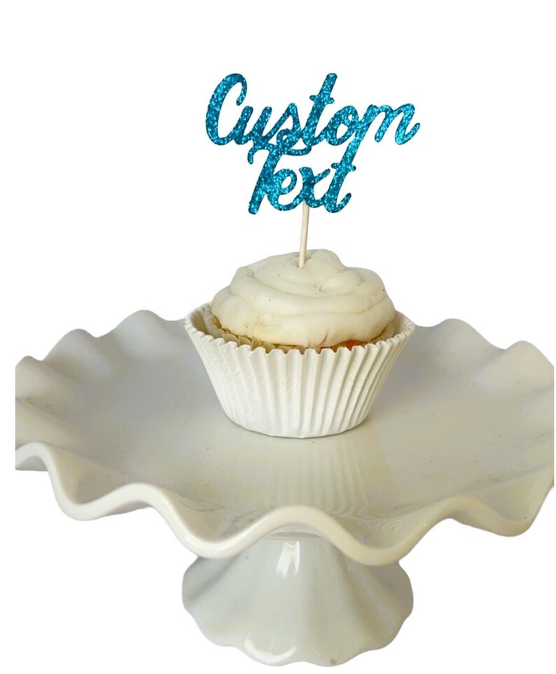 Cupcake Toppers, Custom Text, Birthday, Party, All Occasion - Etsy