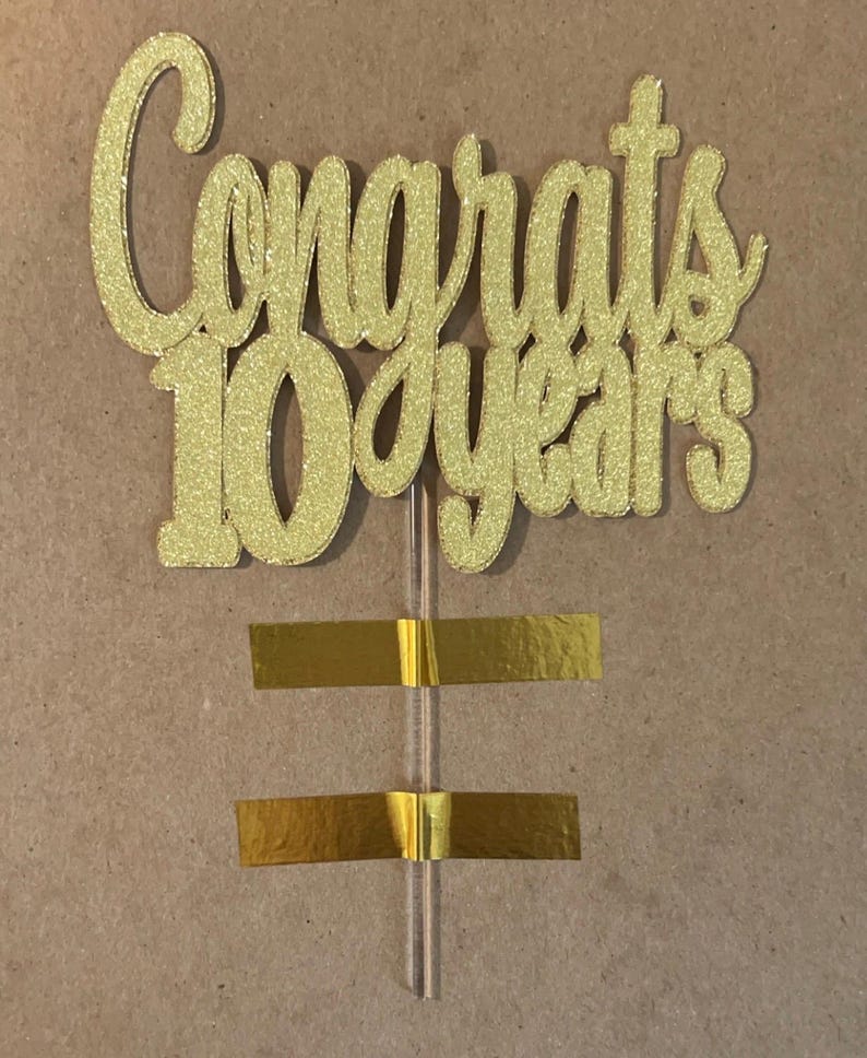 Custom Cake Topper - 2 Lines, Party, Celebrate, Congrats, Graduation ...