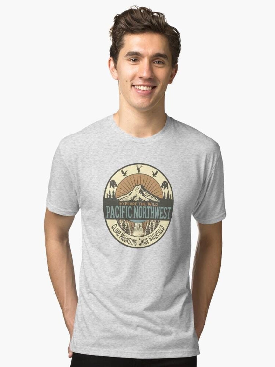 Pacific Northwest PNG | Camping Shirts | Wanderlust Explore More Tee ...