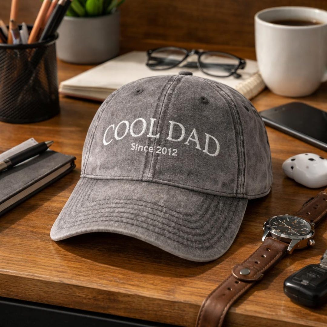 Personalized Cool Dad Hat Custom Name Baseball Cap, Fathers Day Gift ...