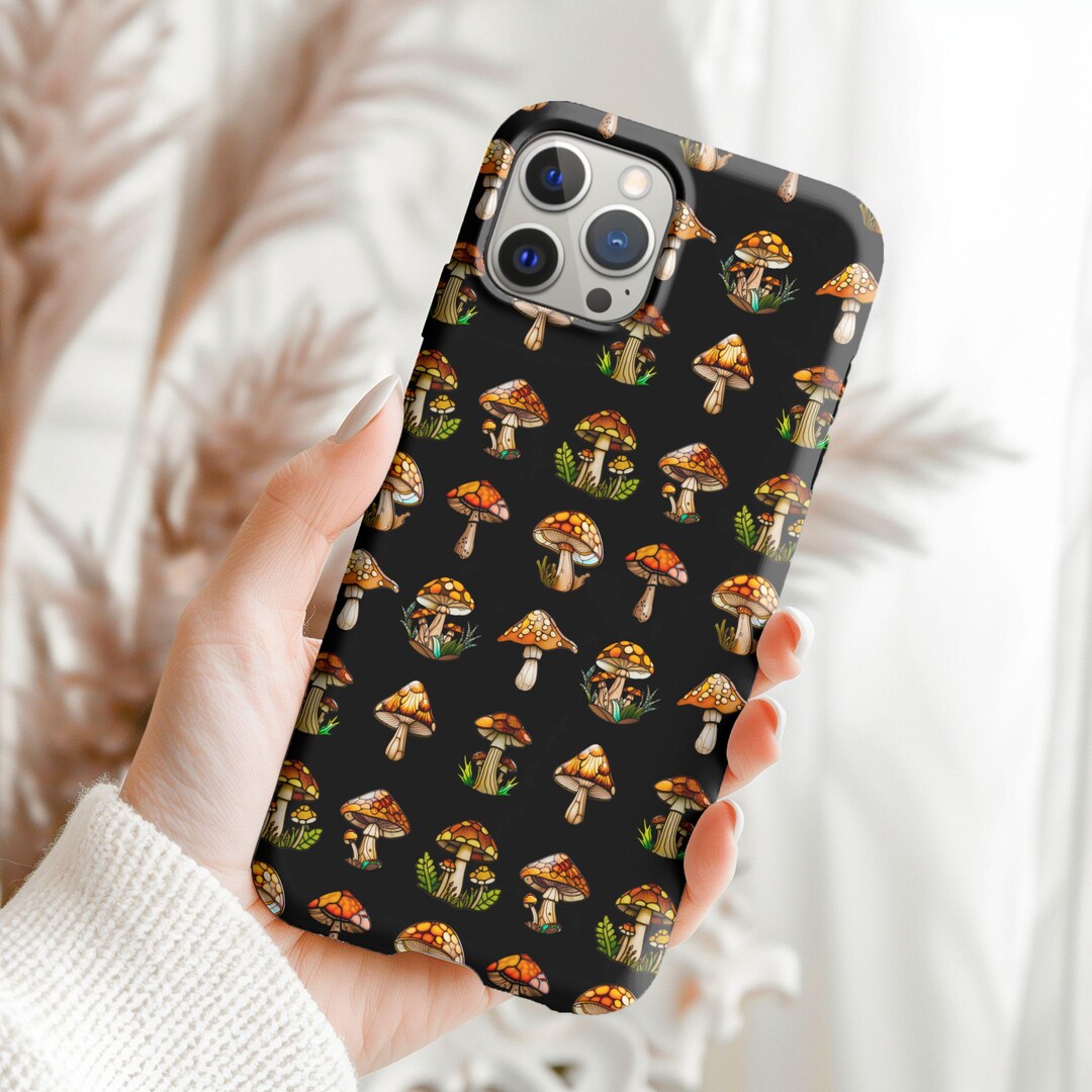 Stained Glass Mushroom Magnetic Tough Cases | Fungi Phone Case | Phone ...