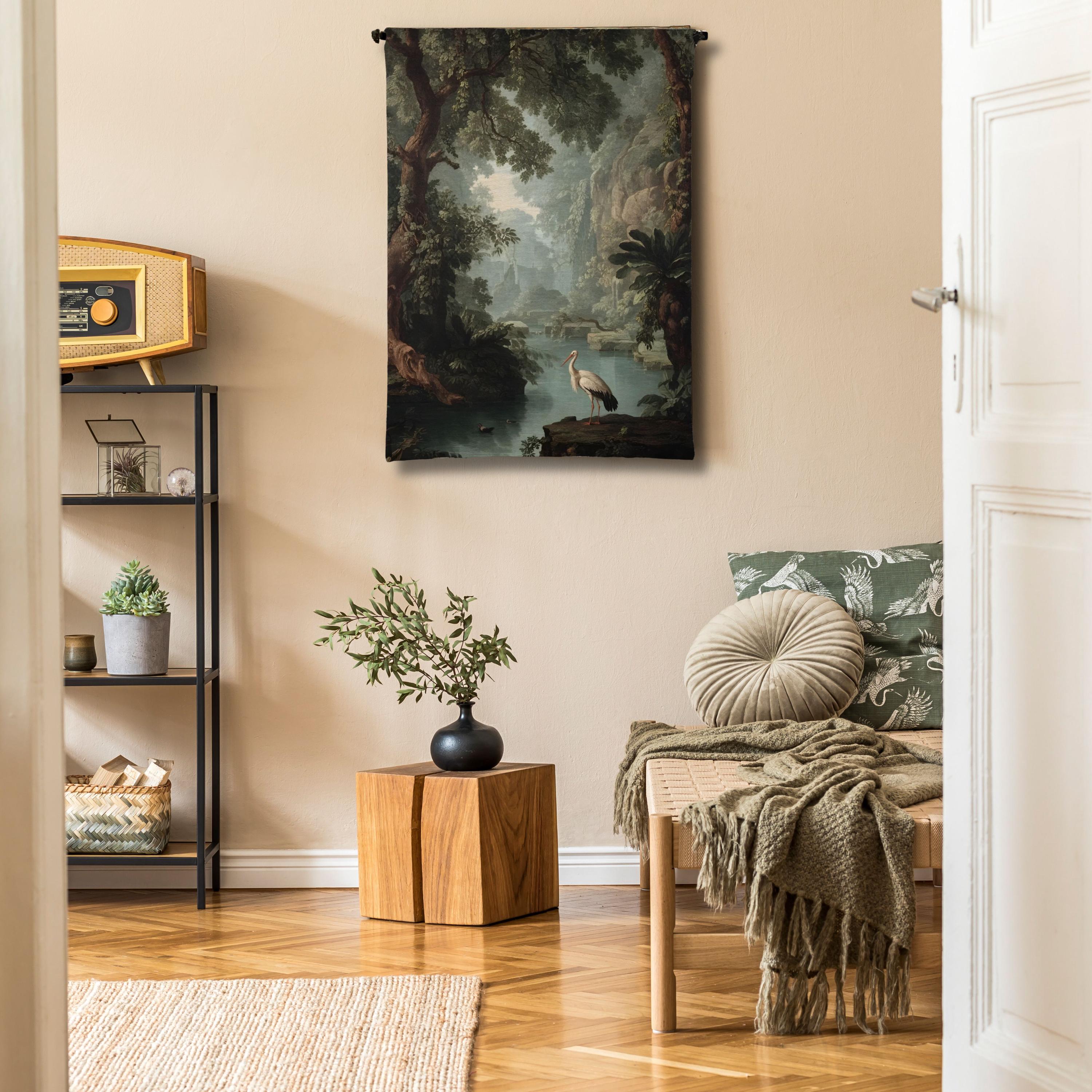 Verdure Style Landscape Woven Tapestry Classical Wall Hanging With ...
