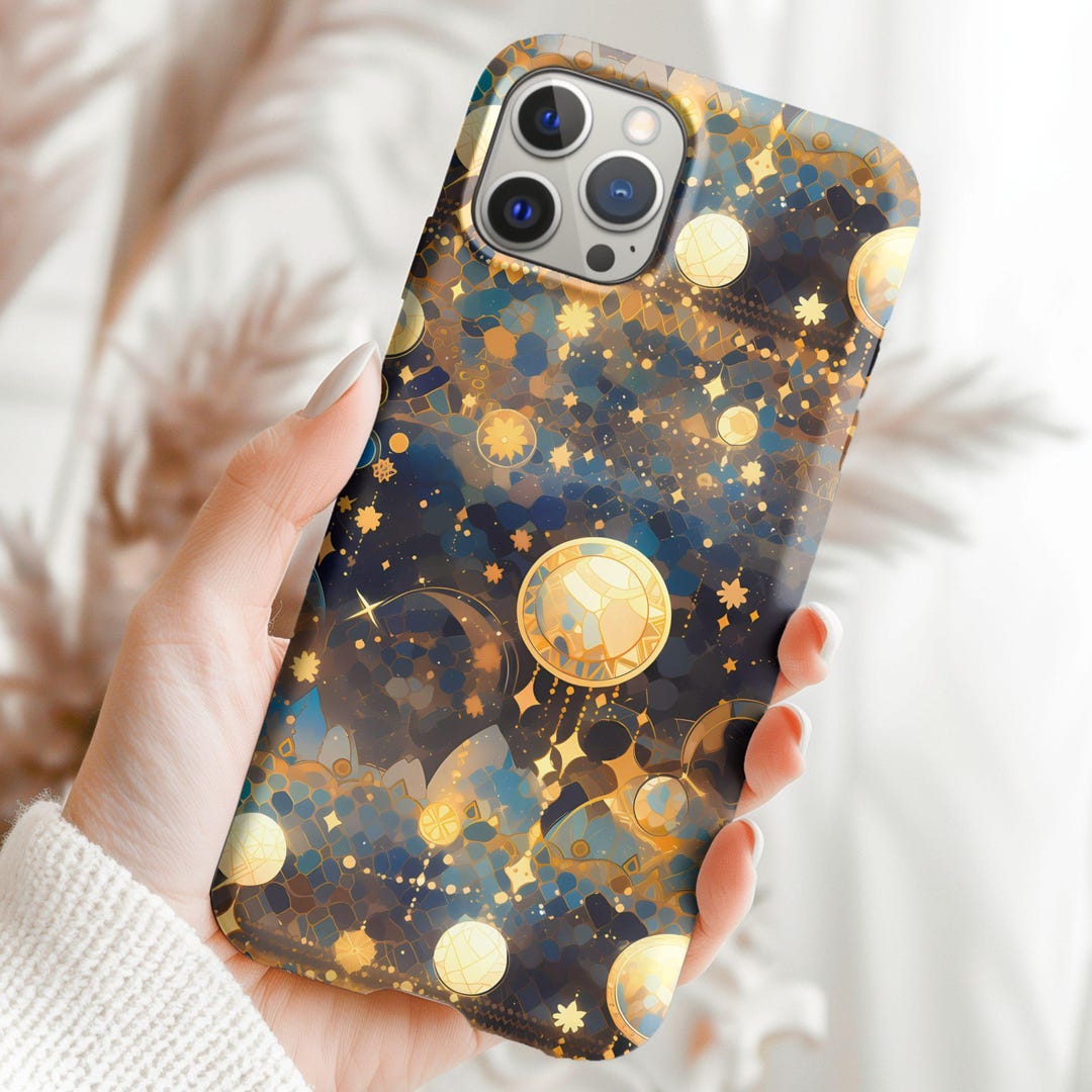 Celestial Cosmic Magnetic Tough Cases | Moon & Stars Phone Case | Stargazer Magsafe Compatible ...
