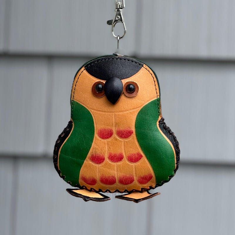 Leather Owl - Etsy