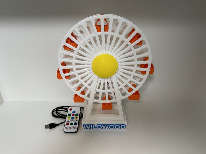 Light up Ferris Wheel, 3D Printed Personalized Ferris Wheel - Etsy