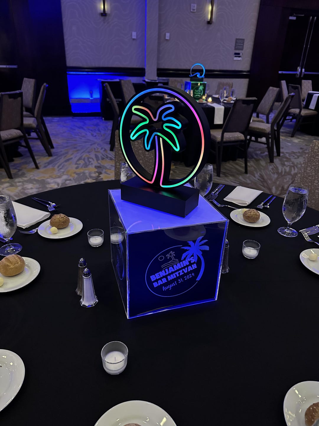 Beach Theme Centerpieces Beach Table Top Decor Double Sided Light up ...