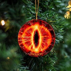 Eye of Sauron 2D Flat Ornament, Lord of the Rings Rearview Mirror Car ...