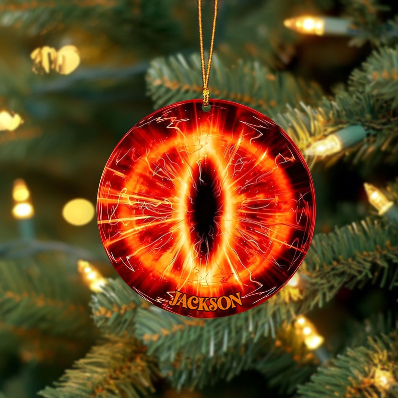 Eye of Sauron 2D Flat Ornament, Lord of the Rings Rearview Mirror Car ...