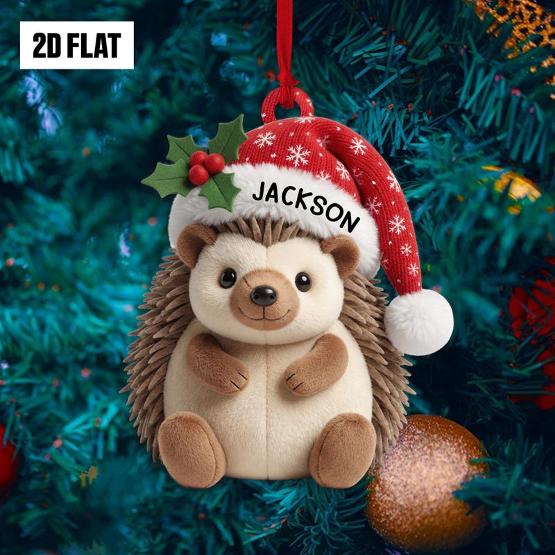 Hedgehog Ornament - Etsy