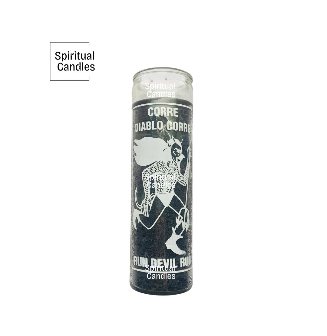 Run Devil Run Candle/vela Corre Diablo Corre - Etsy