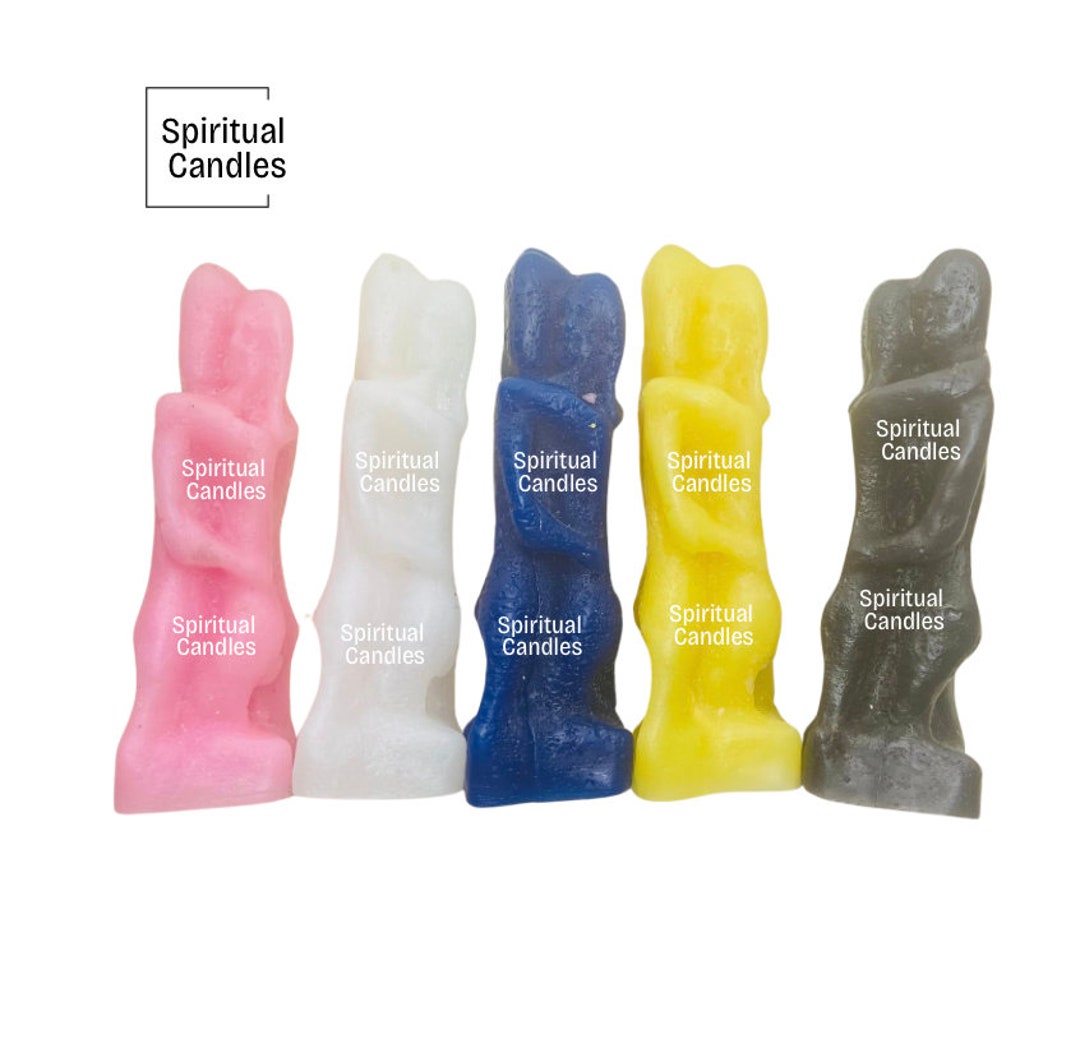 Adam and Eve Couple Candles, Hugging Couples Candles, Ritual Couples ...