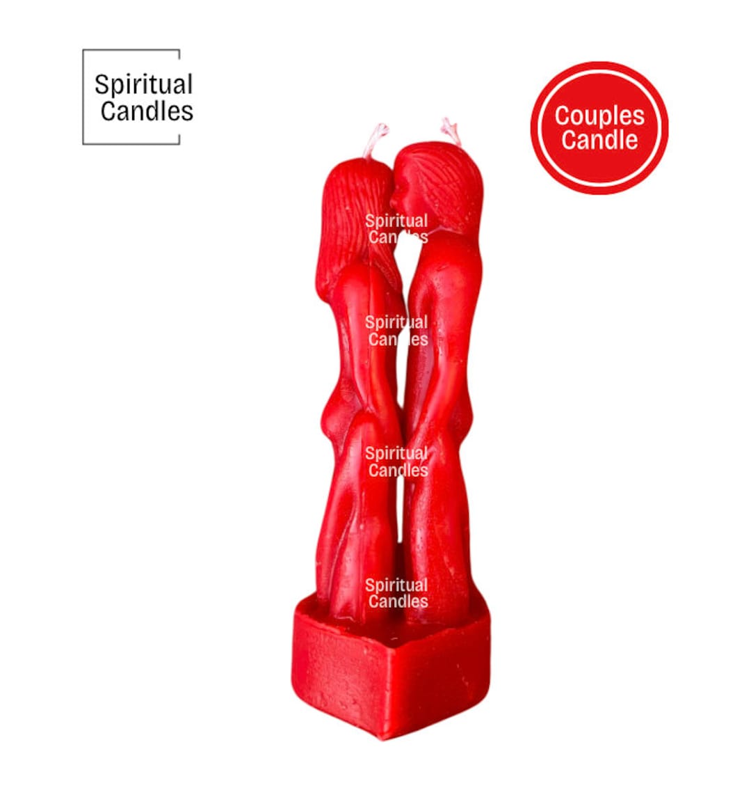 Couples Love Candles,romance and Attraction,love Spells,couples Figure Candle, Velas De Amor ...