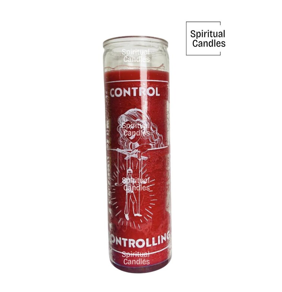 Control Candle, Controlling and Love Candle, Vela De Control Roja - Etsy