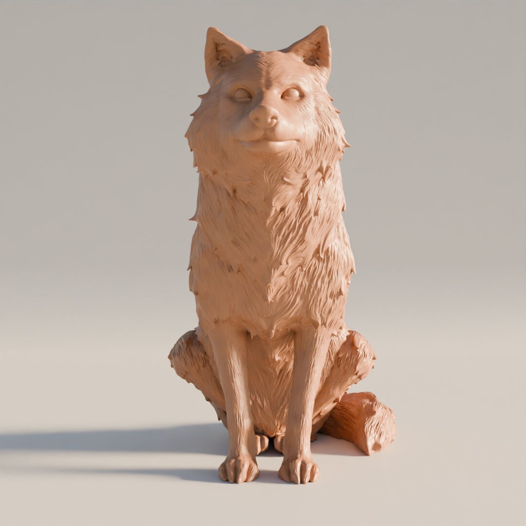 Wolf 3D Printable Designs Animal STL File 3D Printable Animal Wolf 3D ...