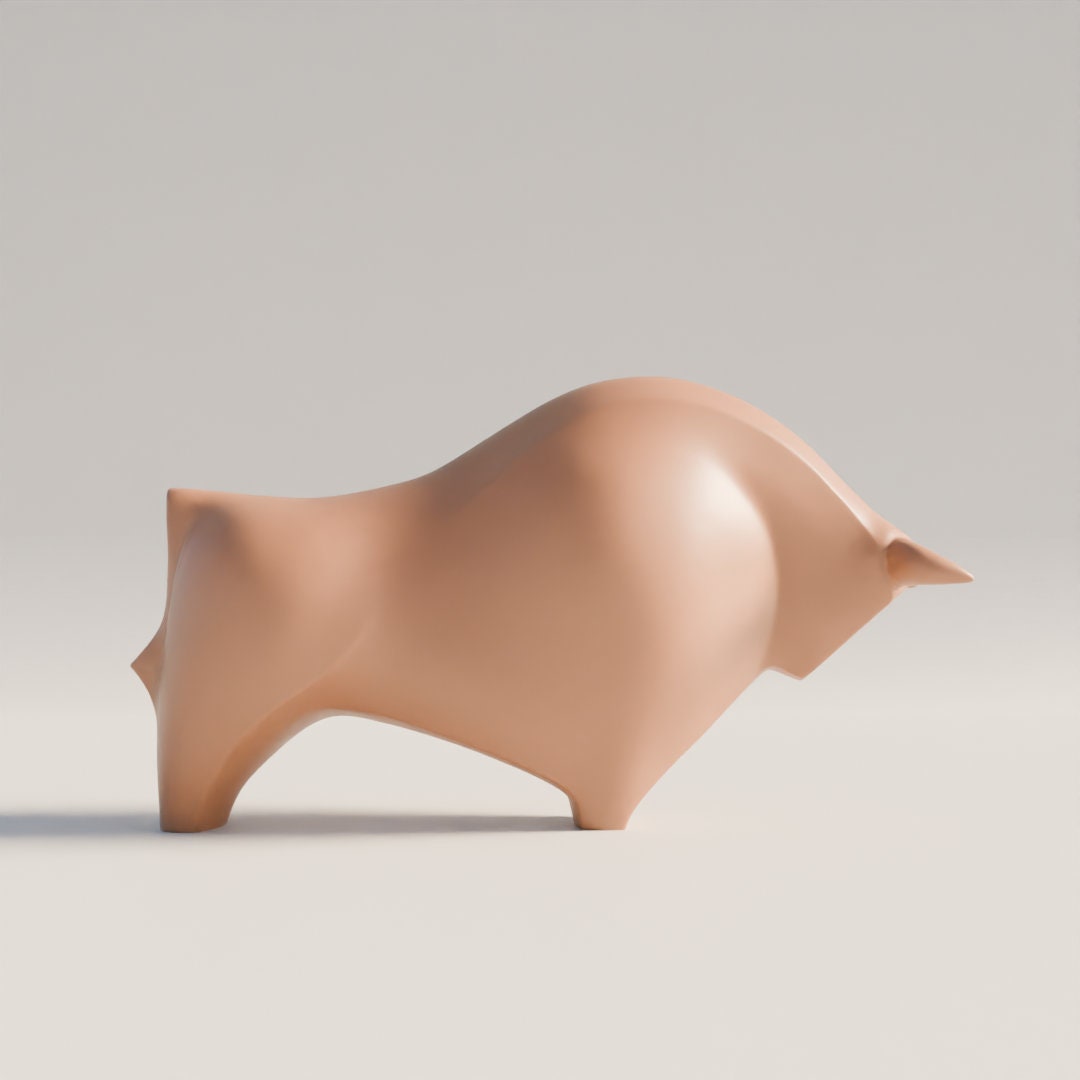 Highland Cow 3d STL File Bull Statue Digital File Cow Figurine Cow ...