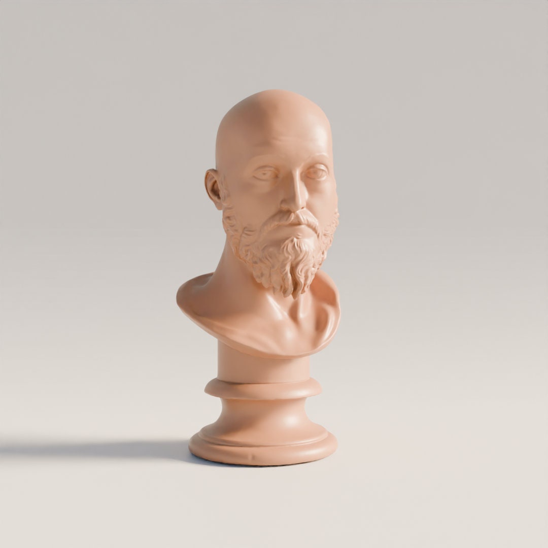 Greek Sculpture 3d Printable File Ancient Statue Socrates Sculpture ...