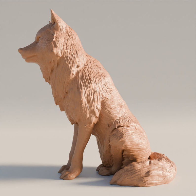 Wolf 3D Printable Designs Animal STL File 3D Printable Animal Wolf 3D ...