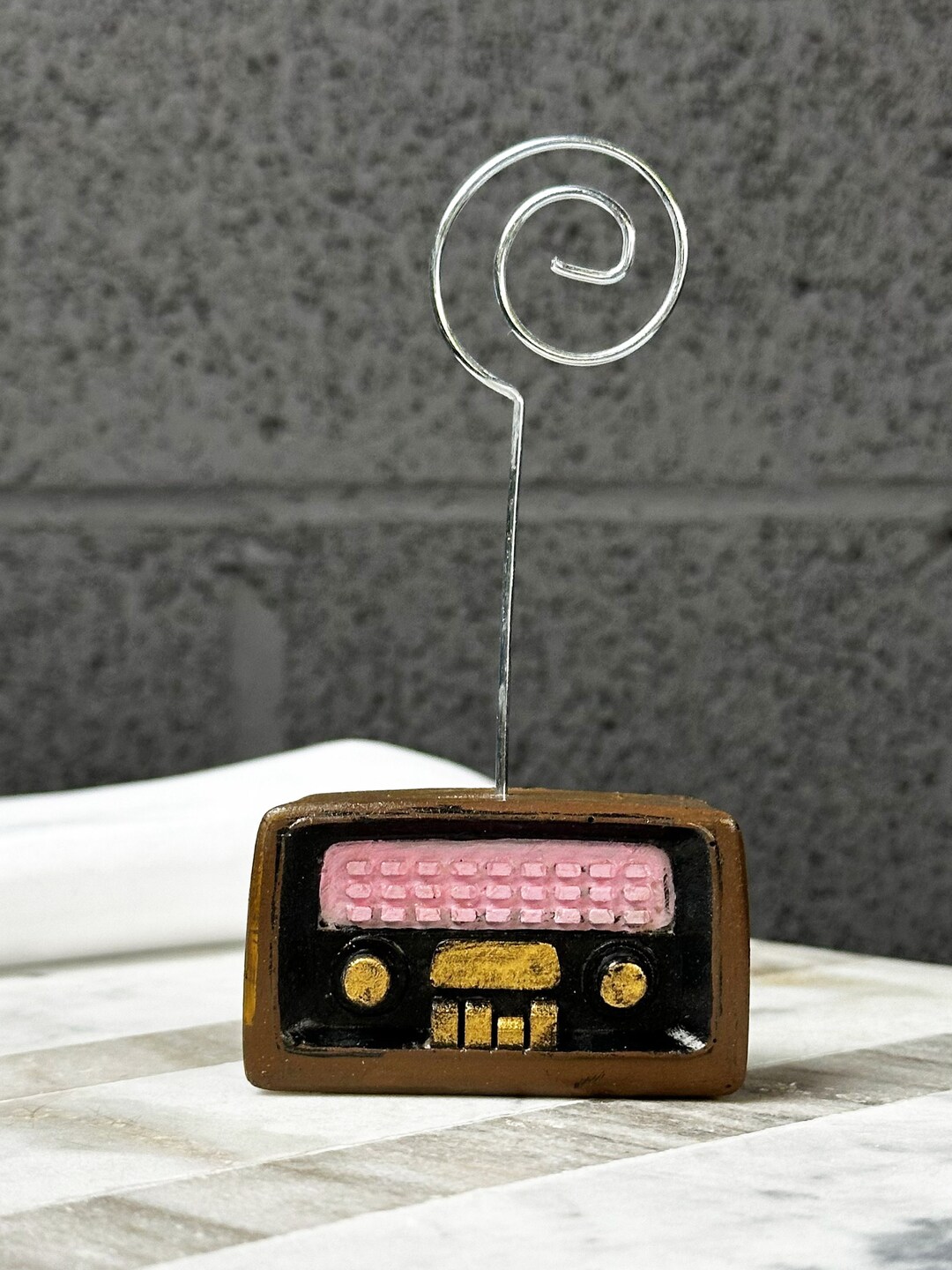 Radio Vintage Decor | Photo Frame | Antique Picture Holder Stand | Home ...
