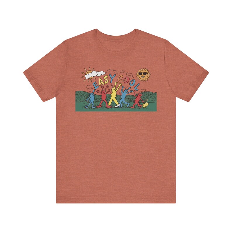 Easy Cool T-shirt | Cartoonish Design | Fun and Whimsical Graphic Tee ...