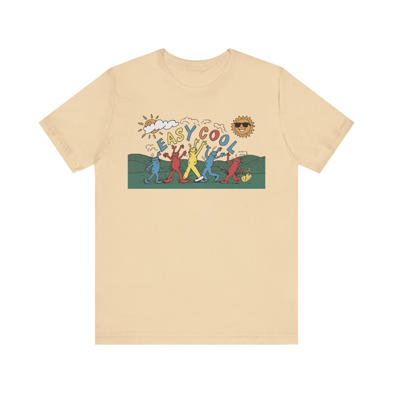 Easy Cool T-shirt | Cartoonish Design | Fun and Whimsical Graphic Tee ...