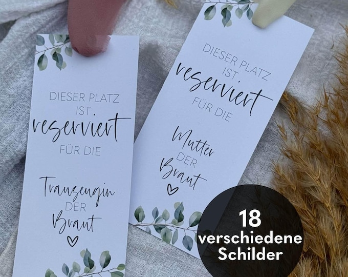 Personalized Reserved Sign for Restaurants and Bars, Custom Wooden ...