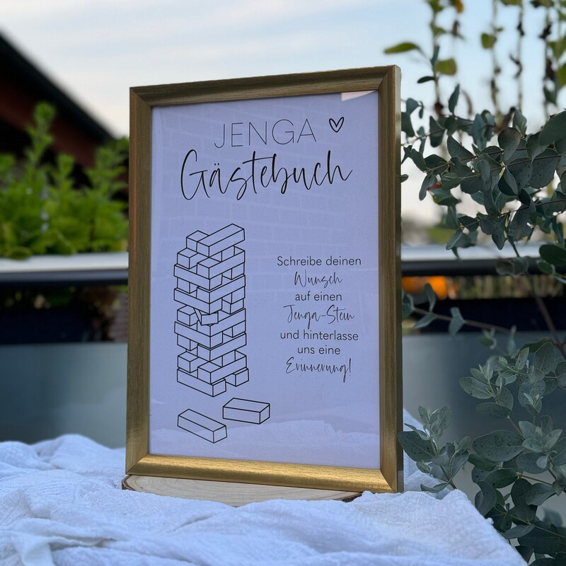 Wedding Jenga - Etsy