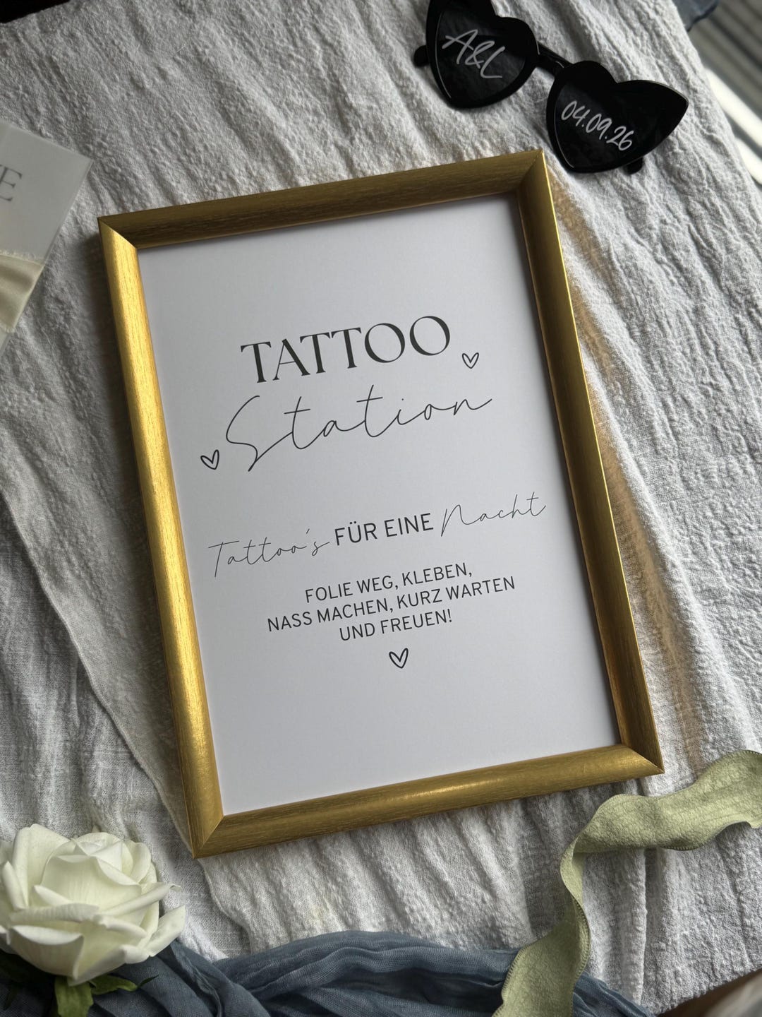Tattoo Station Wedding Sign | Digital Download | Wedding Printable ...