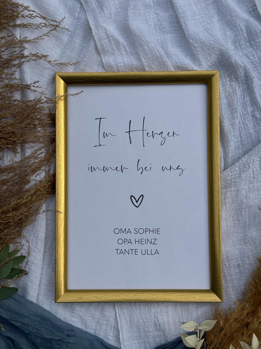 Personalized Wedding Sign Thoughts of the Deceased Your Version ...
