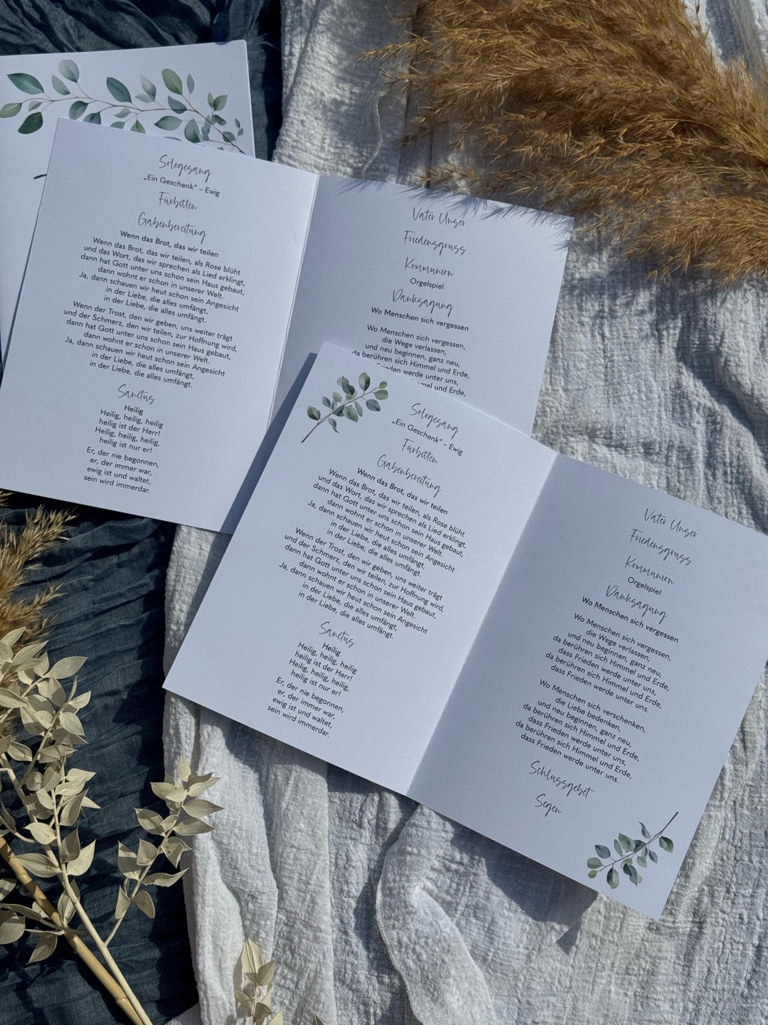 Personalized Wedding Booklet INSIDE for Your Wedding, Church Booklet ...