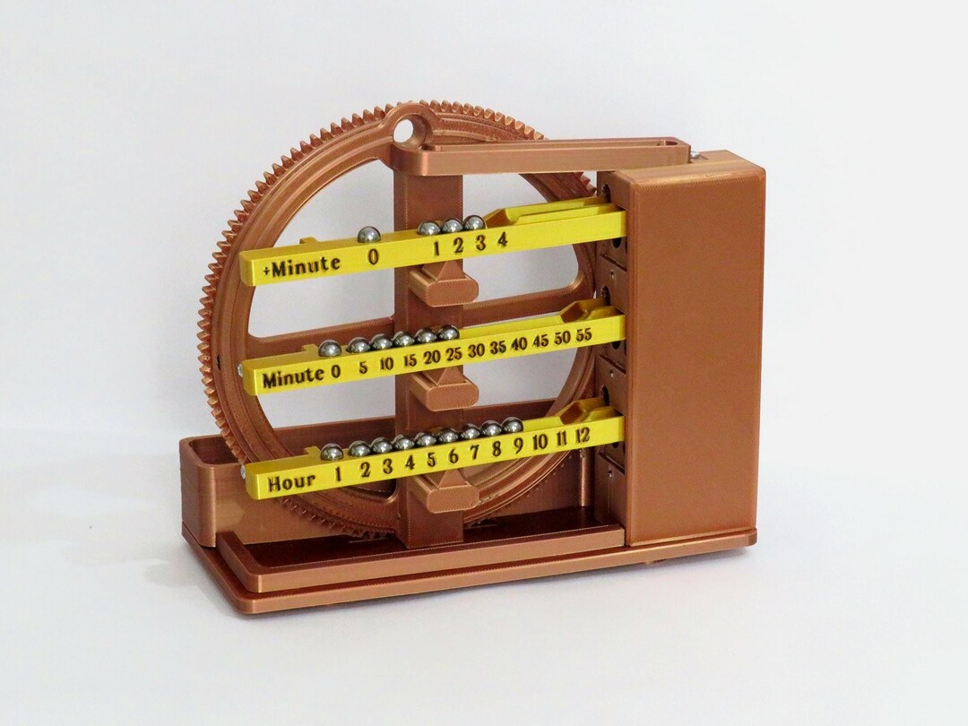 Kinetic Ball Bearing Clock, Mechanical Timepiece. - Etsy