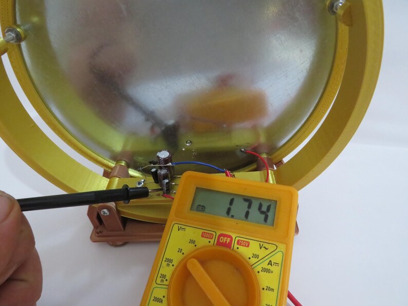 EMF Energy Harvester Sculpture, Passive Field Noise Purifier ...