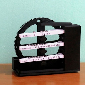 Rolling Ball Clock, Kinetic Time Machine, Automaton, Handmade Desk ...
