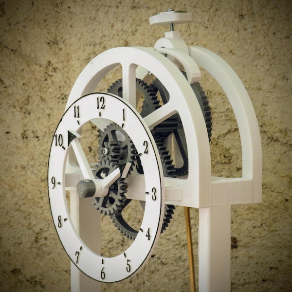 Wooden Gear Clock Kit - Etsy