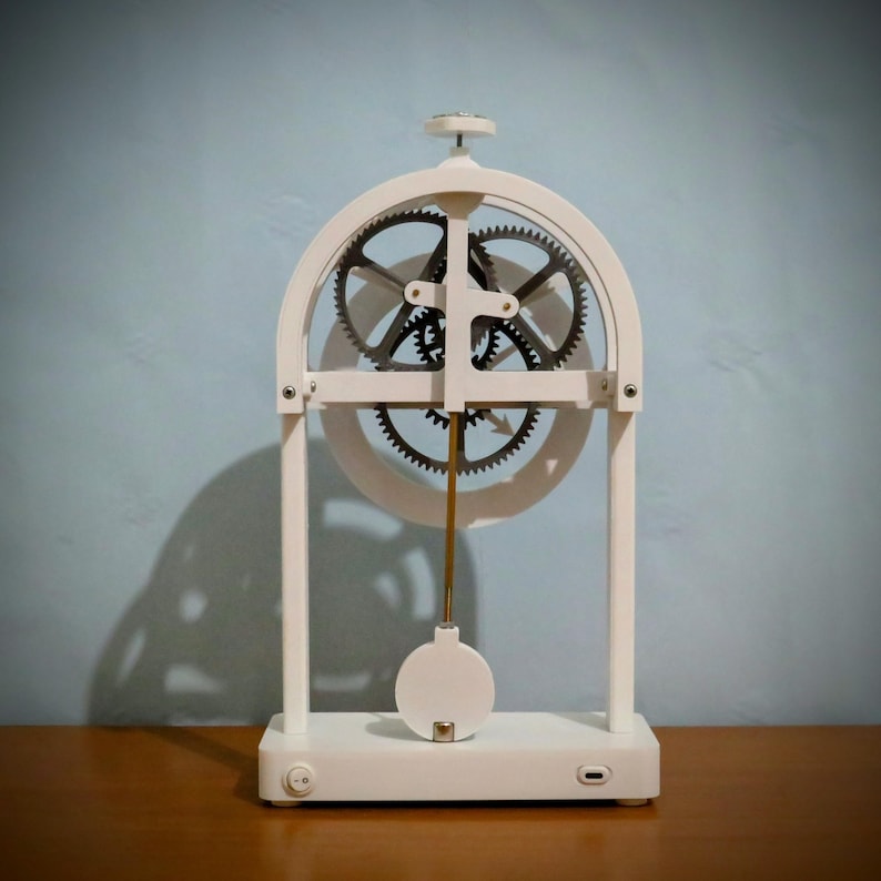 Kinetic Gear Clock: Customizable Desk & Wall Decor With LED - Etsy